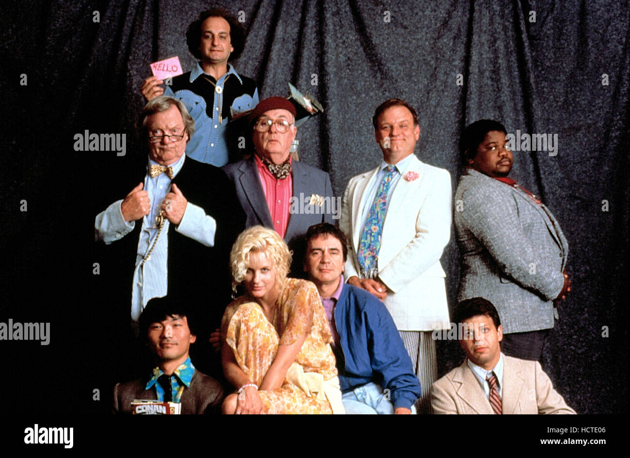 CRAZY PEOPLE, (Front L-R) Doug Yasuda, Daryl Hannah, Dudley Moore ...