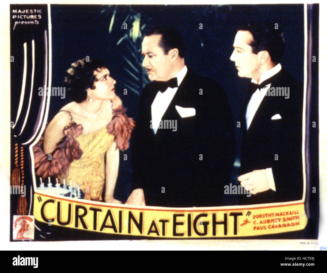 CURTAIN AT EIGHT, from left: Marion Shilling, Hale Hamilton, Jack ...