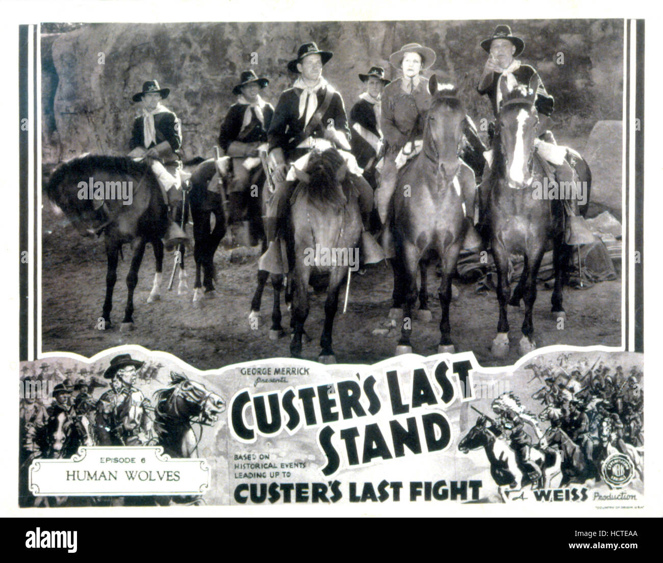 CUSTER'S LAST STAND, Ruth Mix (center), 1936 Stock Photo - Alamy