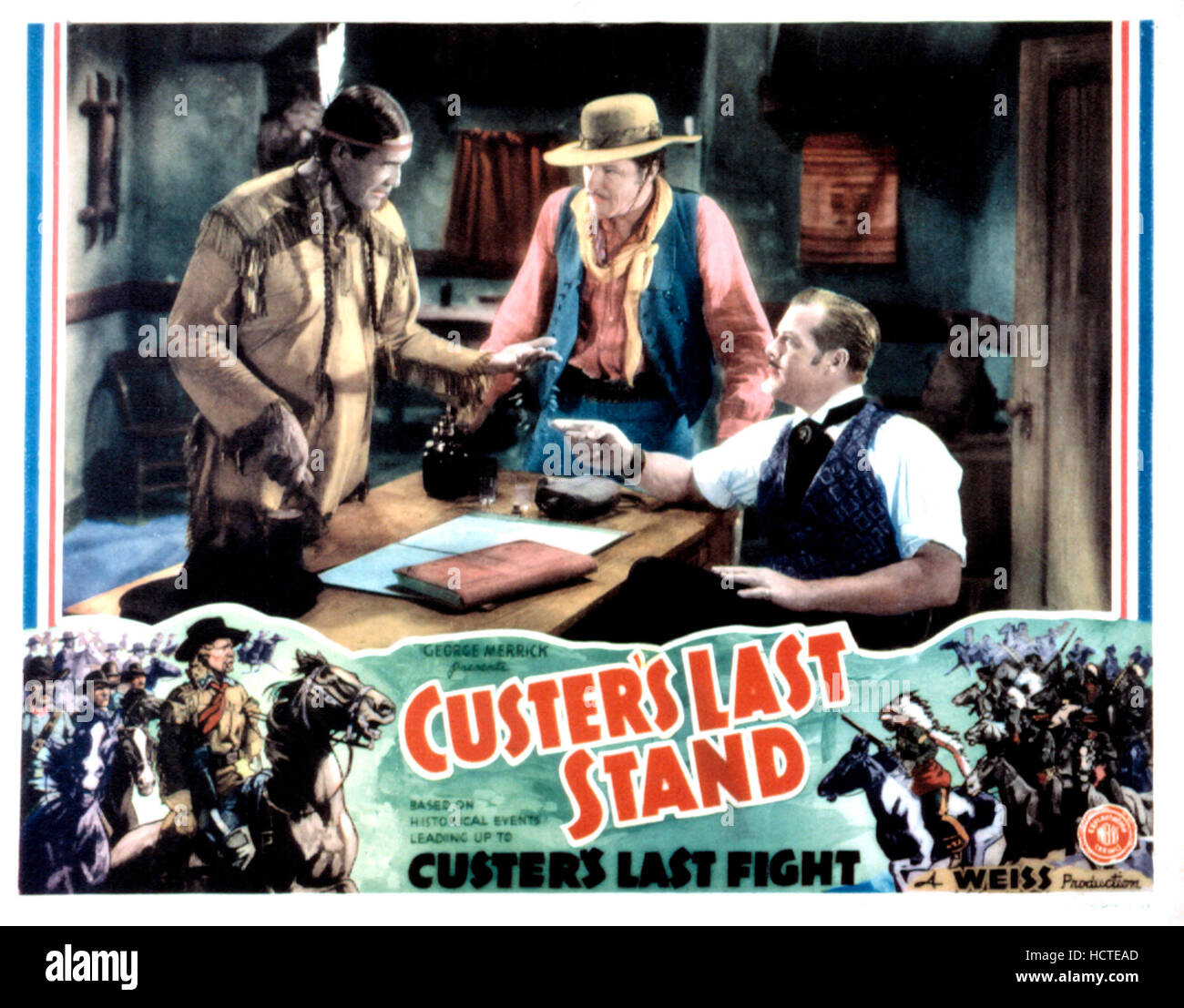 CUSTER'S LAST STAND, 1936 Stock Photo - Alamy