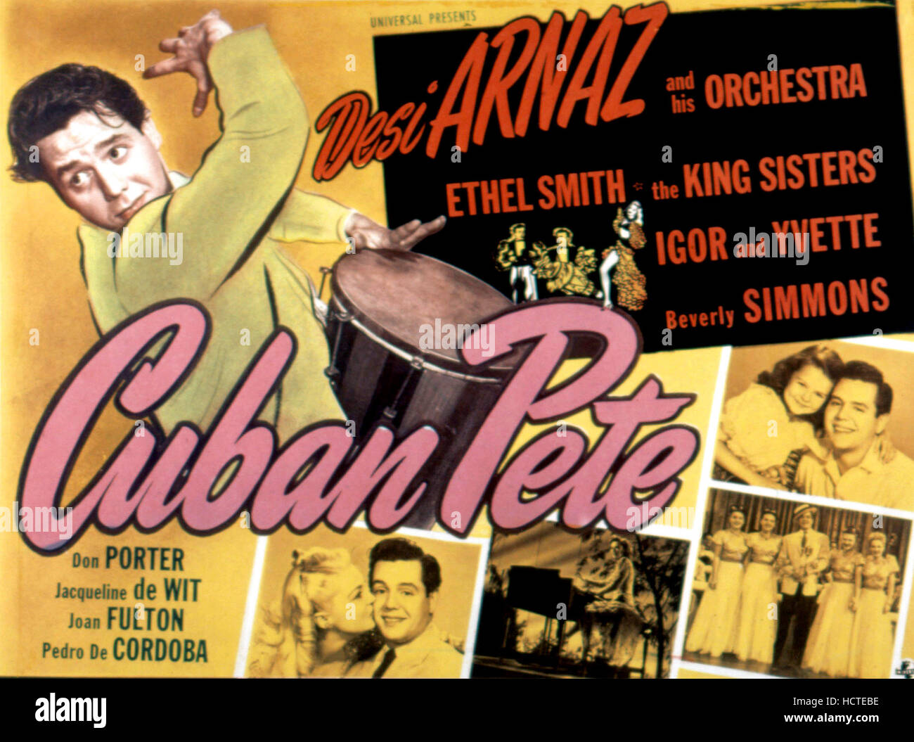 CUBAN PETE, Desi Arnaz, 1946 Stock Photo - Alamy