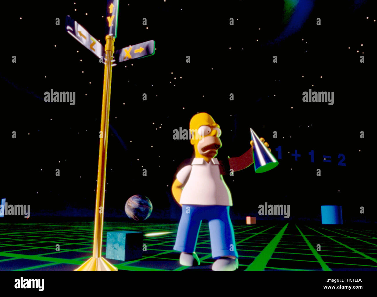 CYBERWORLD, Homer Simpson, 2000. ©IMAX Pictures/Courtesy Everett ...