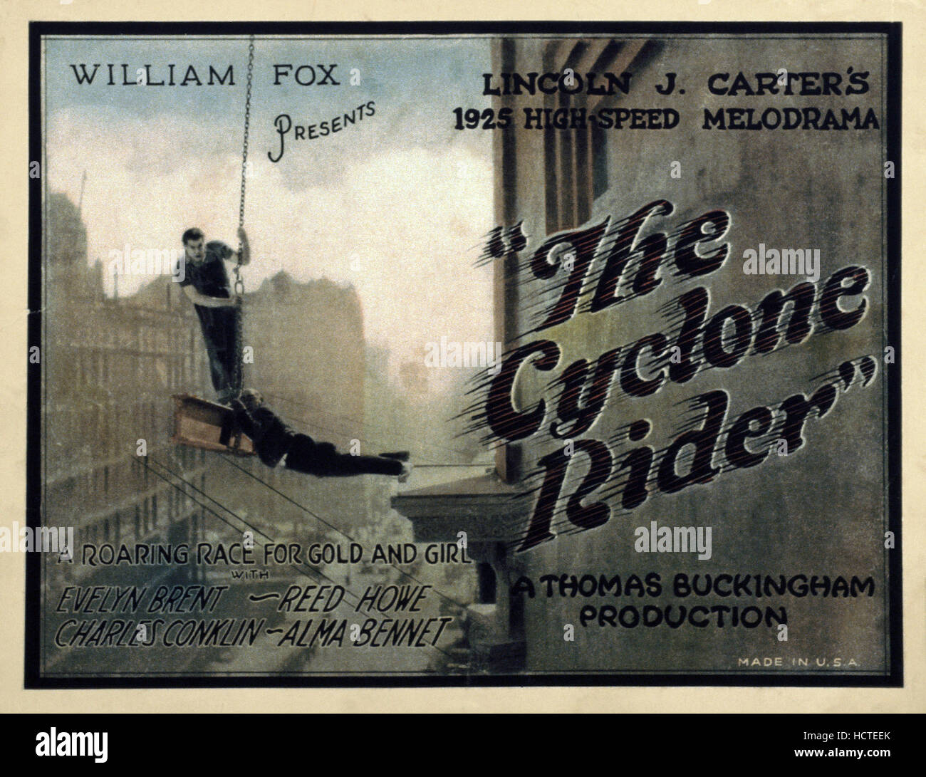 THE CYCLONE RIDER, Reed Howes, 1924, TM & Copyright © 20th Century Fox ...