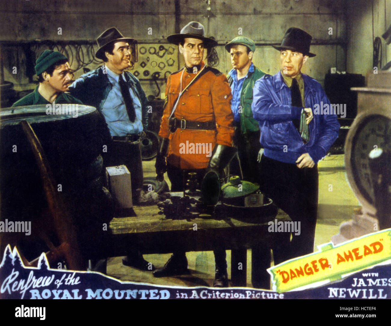 DANGER AHEAD, l-r: second from left: Guy Usher, center: James Newill ...