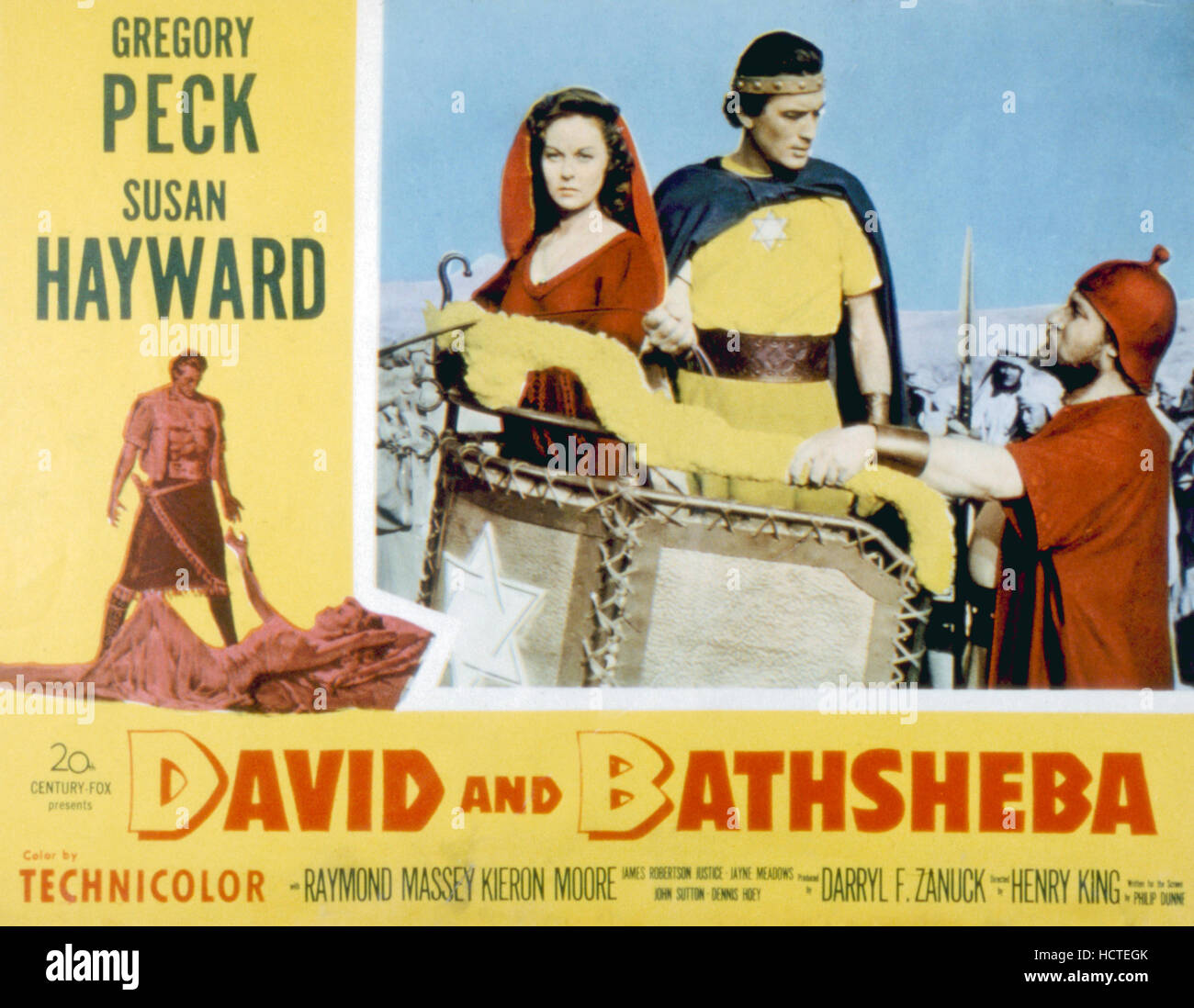 DAVID AND BATHSHEBA, Susan Hayward, Gregory Peck, 1951. TM and ...