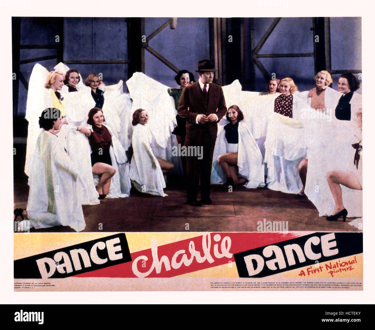DANCE CHARLIE DANCE, US lobbycard, Stuart Erwin (center), 1937 Stock ...