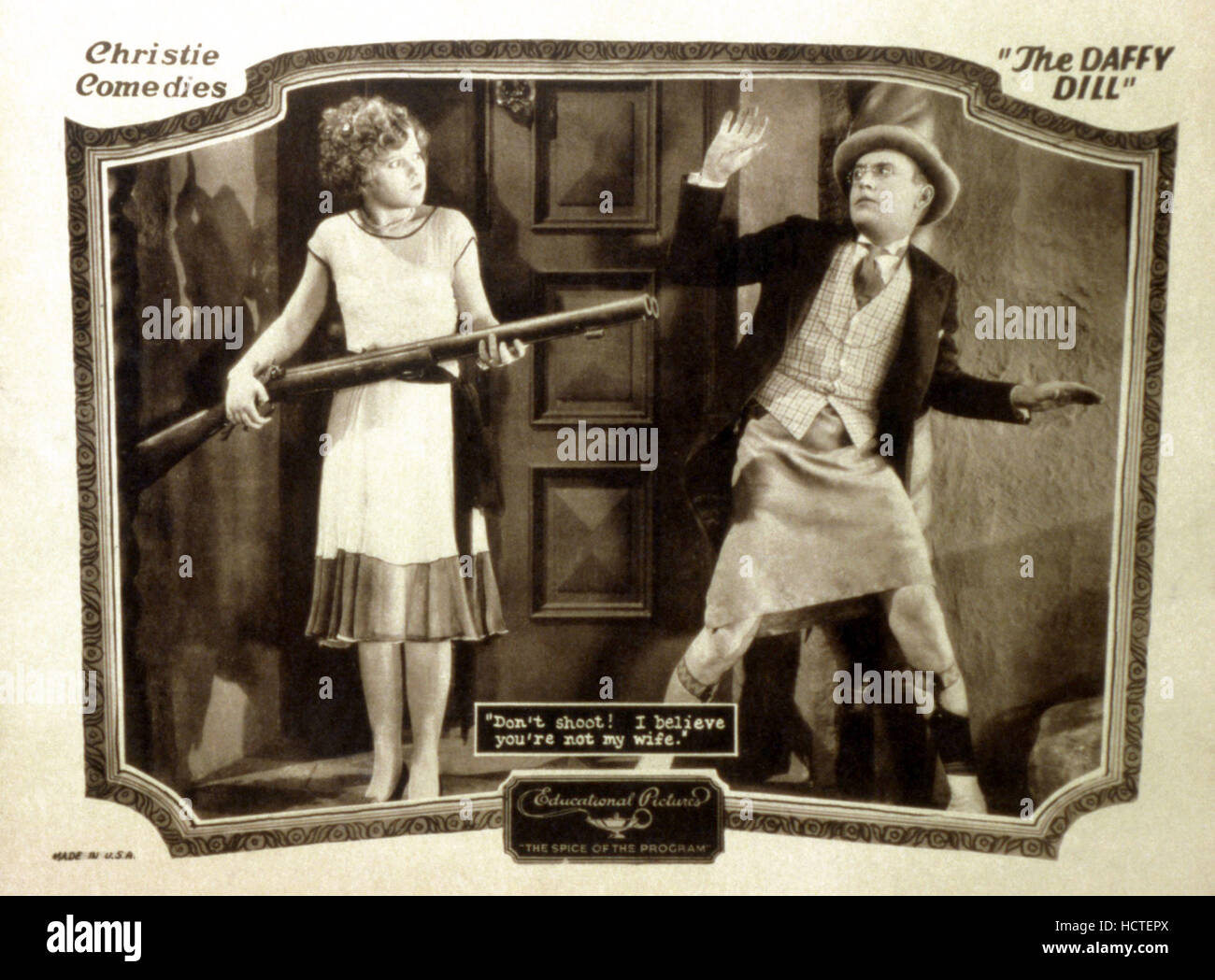 THE DAFFY DILL, Edna Marion, Neal Burns, 1926 Stock Photo - Alamy