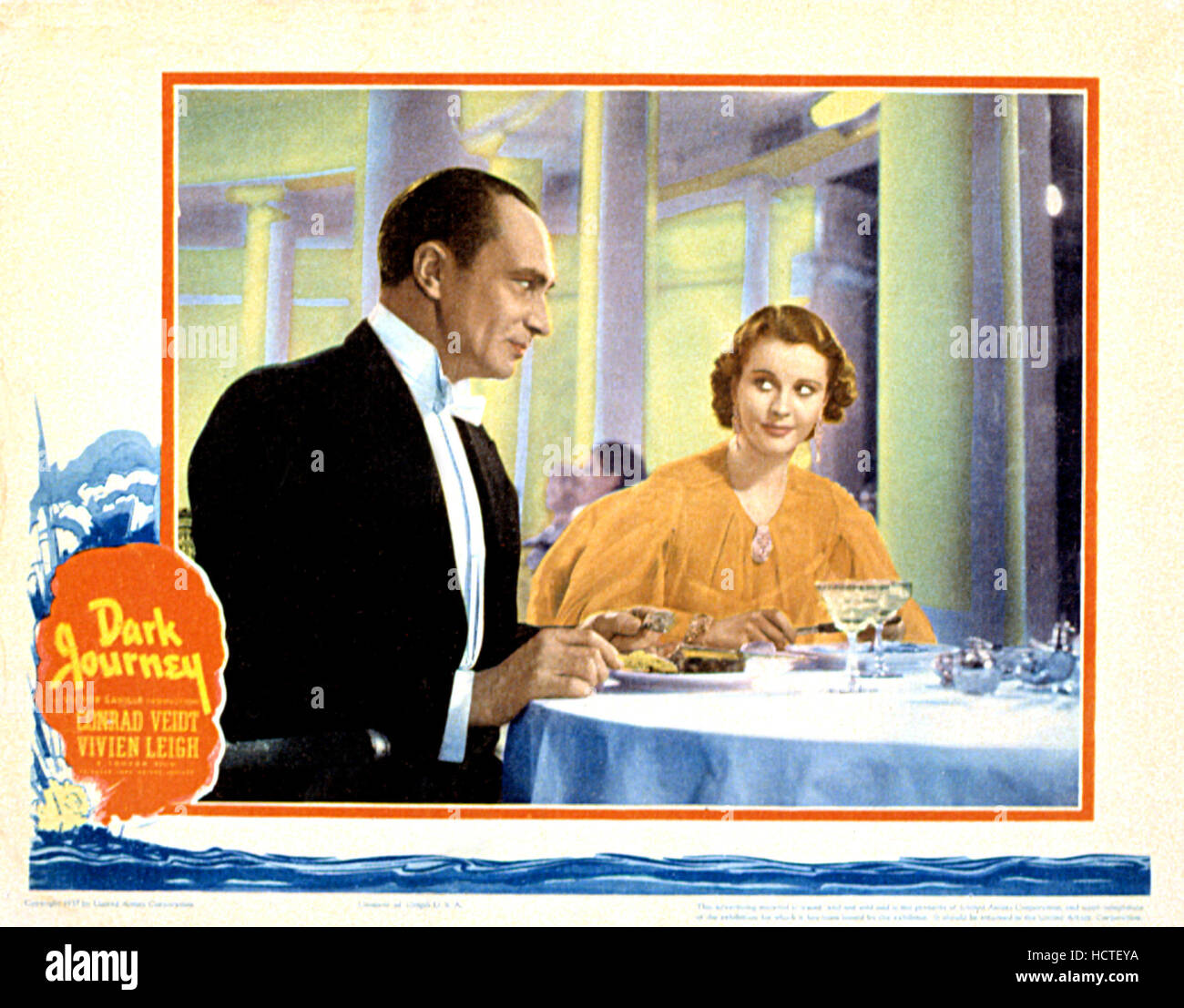 DARK JOURNEY, Conrad Veidt, Vivien Leigh, 1937 Stock Photo - Alamy