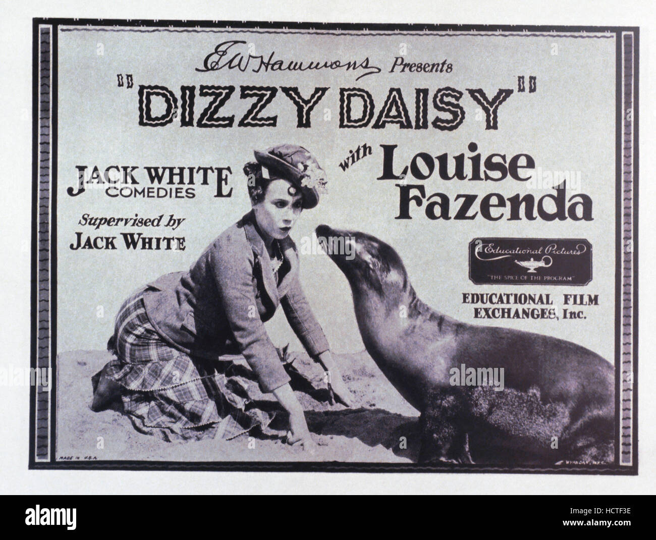 DIZZY DAISY, US lobbycard, Louise Fazenda, 1924 Stock Photo - Alamy