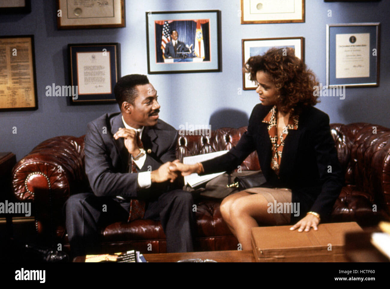 THE DISTINGUISHED GENTLEMAN, Eddie Murphy, Victoria Rowell, 1992, (c ...