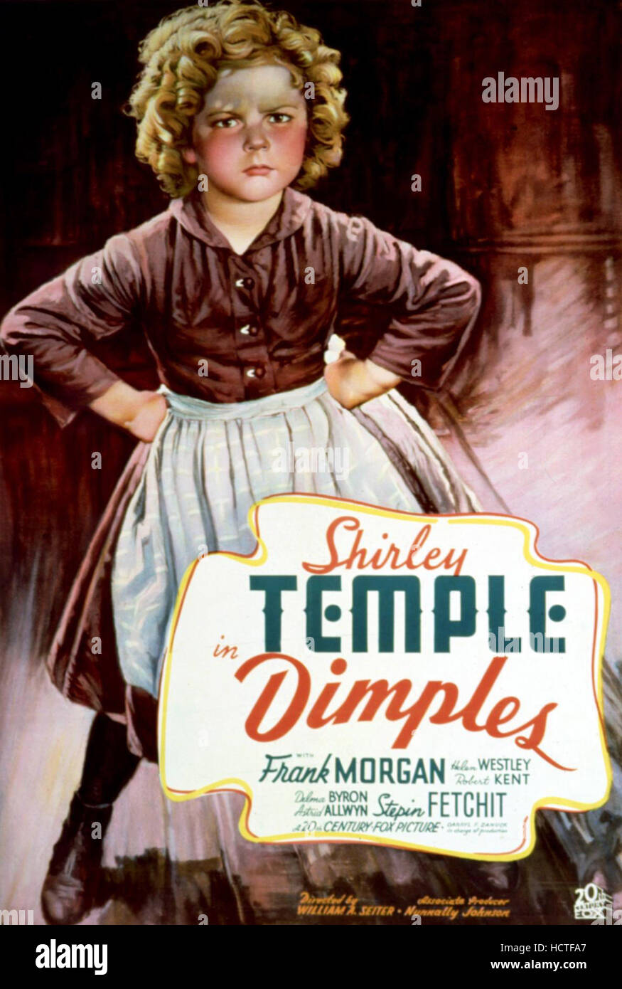 DIMPLES, Shirley Temple, 1936, striking an angry pose" TM and Copyright ...
