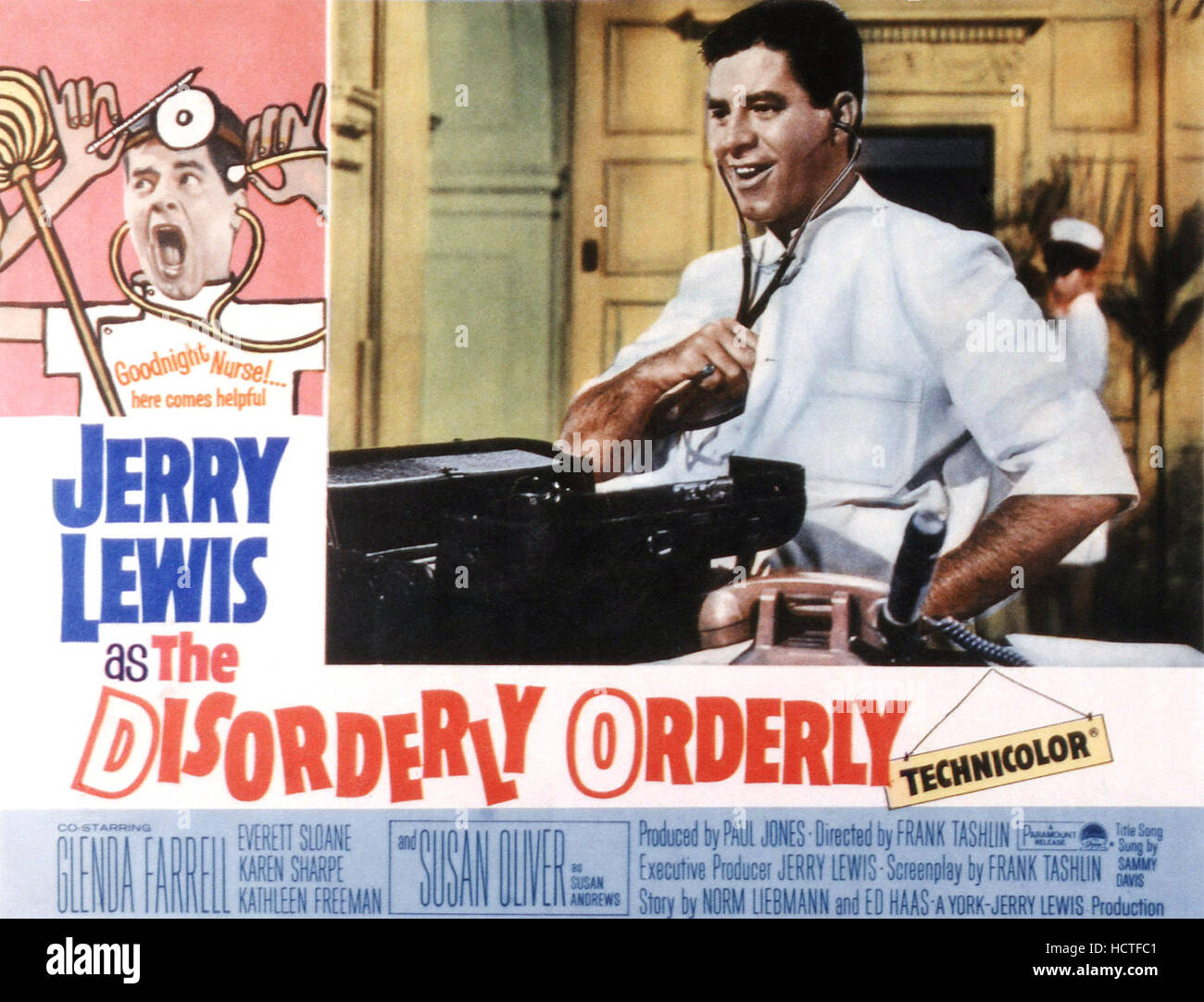 THE DISORDERLY ORDERLY, Jerry Lewis, 1964 Stock Photo - Alamy