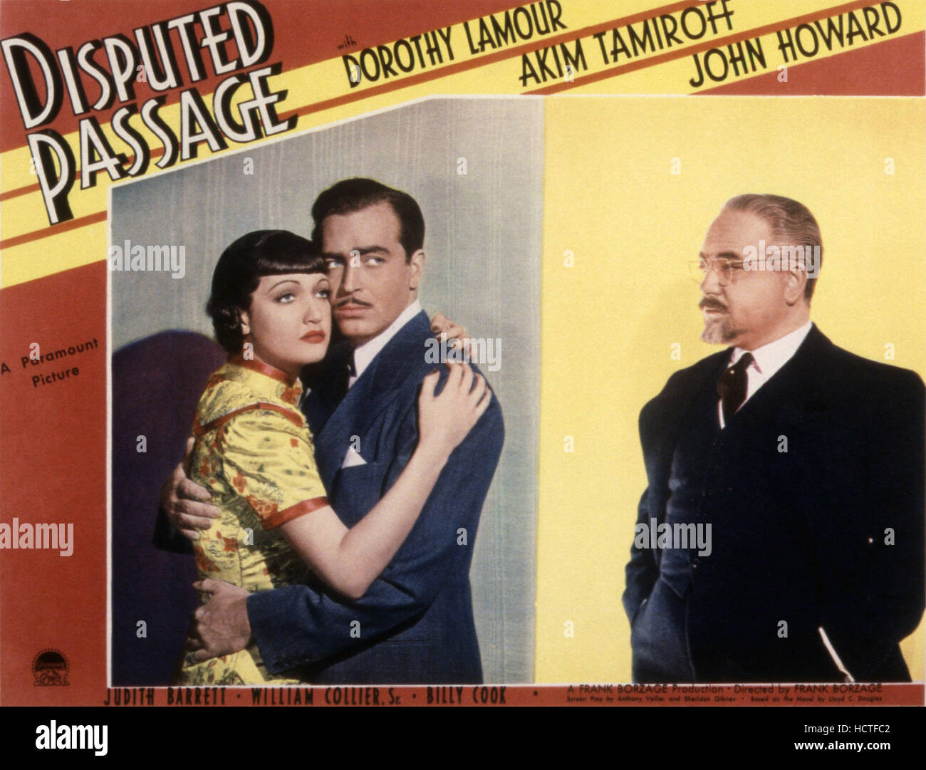 DISPUTED PASSAGE, Dorothy Lamour, John Howard, Akim Tamiroff, 1939 ...