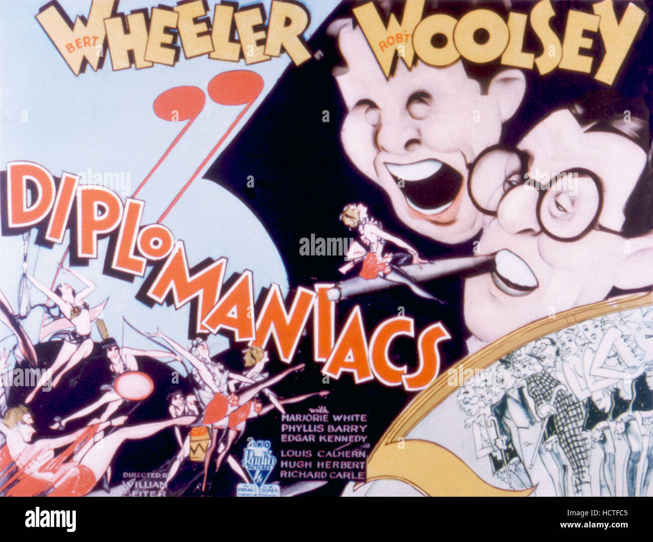 DIPLOMANIACS, Bert Wheeler, Robert Woolsey, 1933 Stock Photo - Alamy