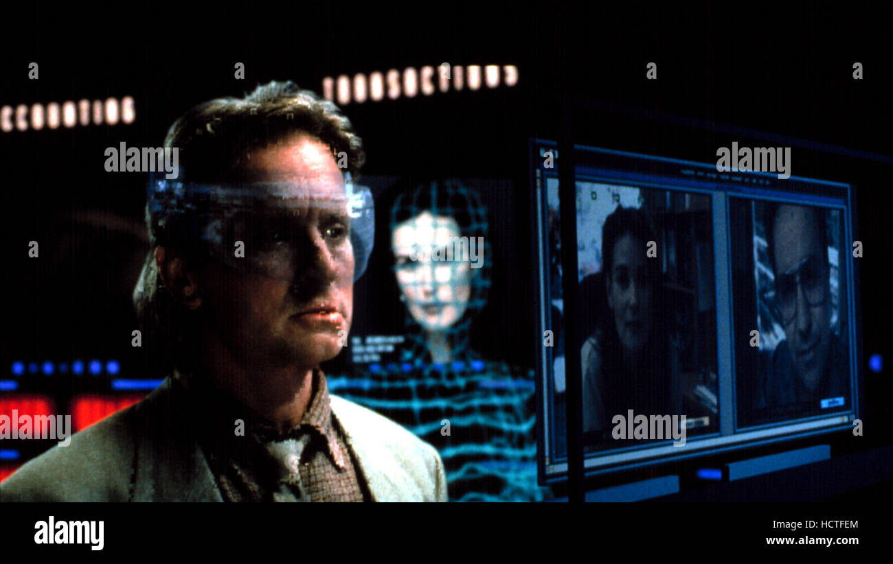 DISCLOSURE, Michael Douglas, Demi Moore, 1994 Stock Photo - Alamy