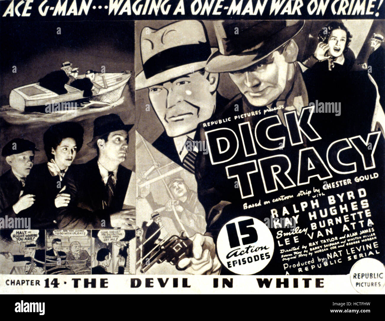 DICK TRACY, Lee Van Atta, Kay Hughes, Ralph Byrd, 1937 Stock Photo - Alamy