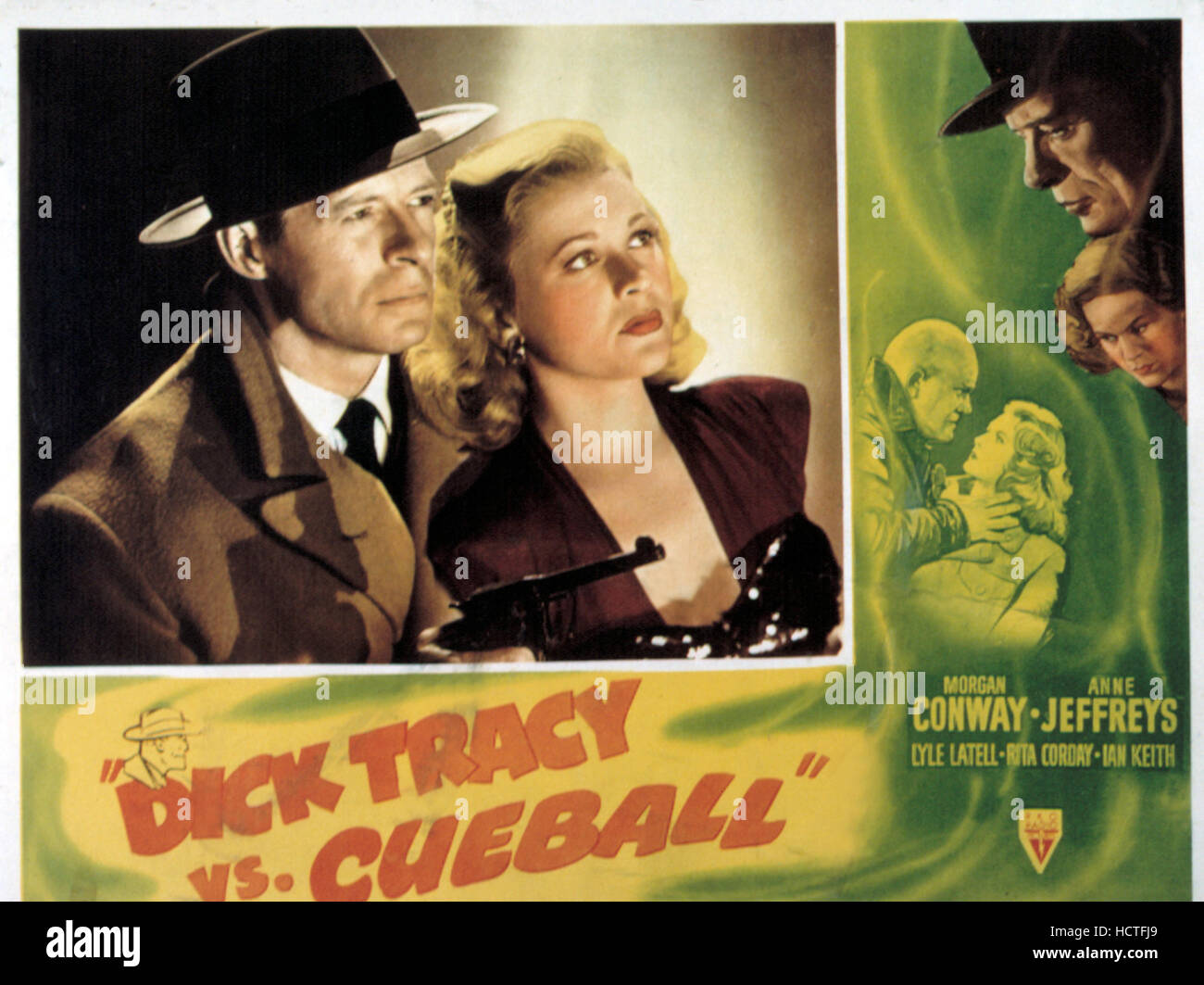 DICK TRACY VS. CUEBALL, Morgan Conway, Anne Jeffreys, 1946 Stock Photo ...