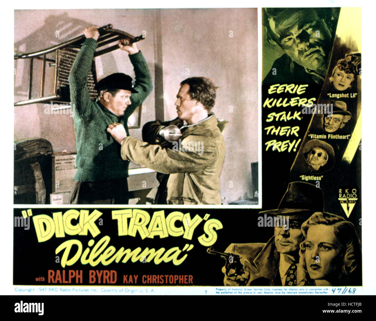 DICK TRACY'S DILEMMA, Jack Lambert (right, with hook), 1947 Stock Photo - Alamy