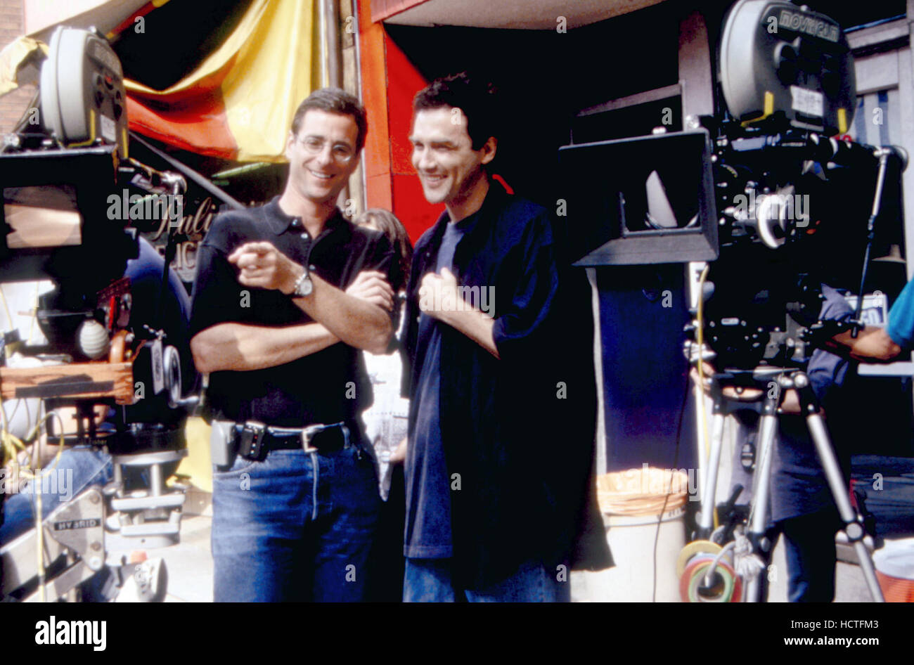 DIRTY WORK, director Bob Saget, Norm McDonald, on set, 1998. ©Universal ...