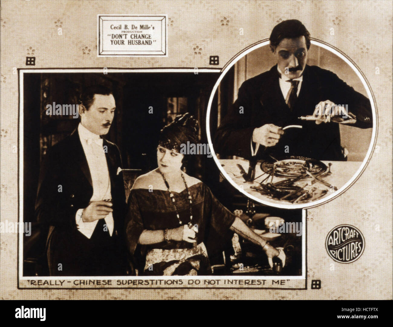 DON'T CHANGE YOUR HUSBAND, Lew Cody, Gloria Swanson, Elliott Dexter ...