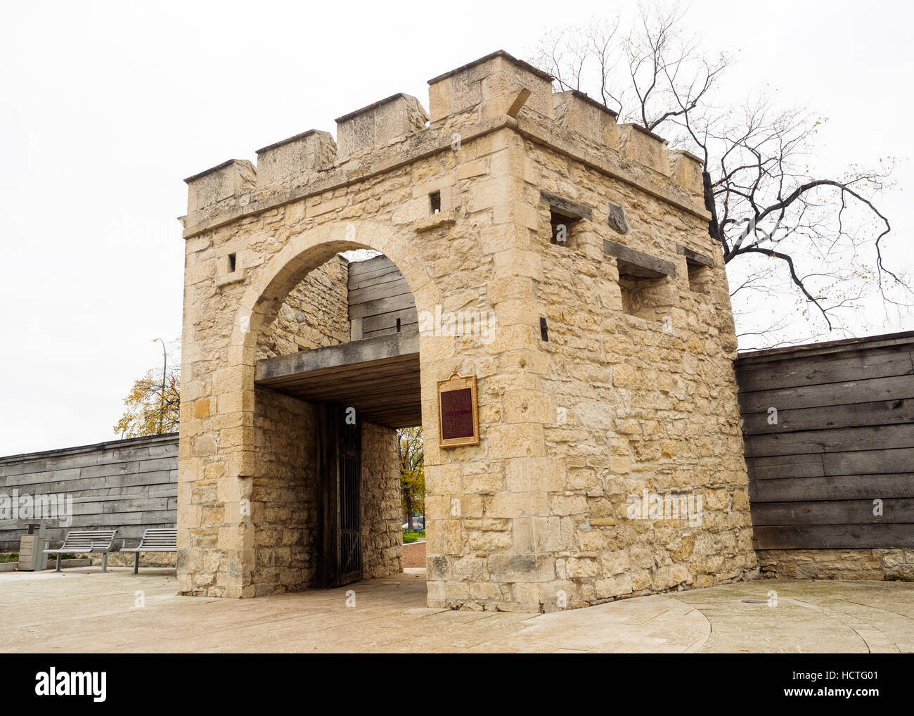 Fort Garry, Historical Site of Canada Stock Photo - Alamy