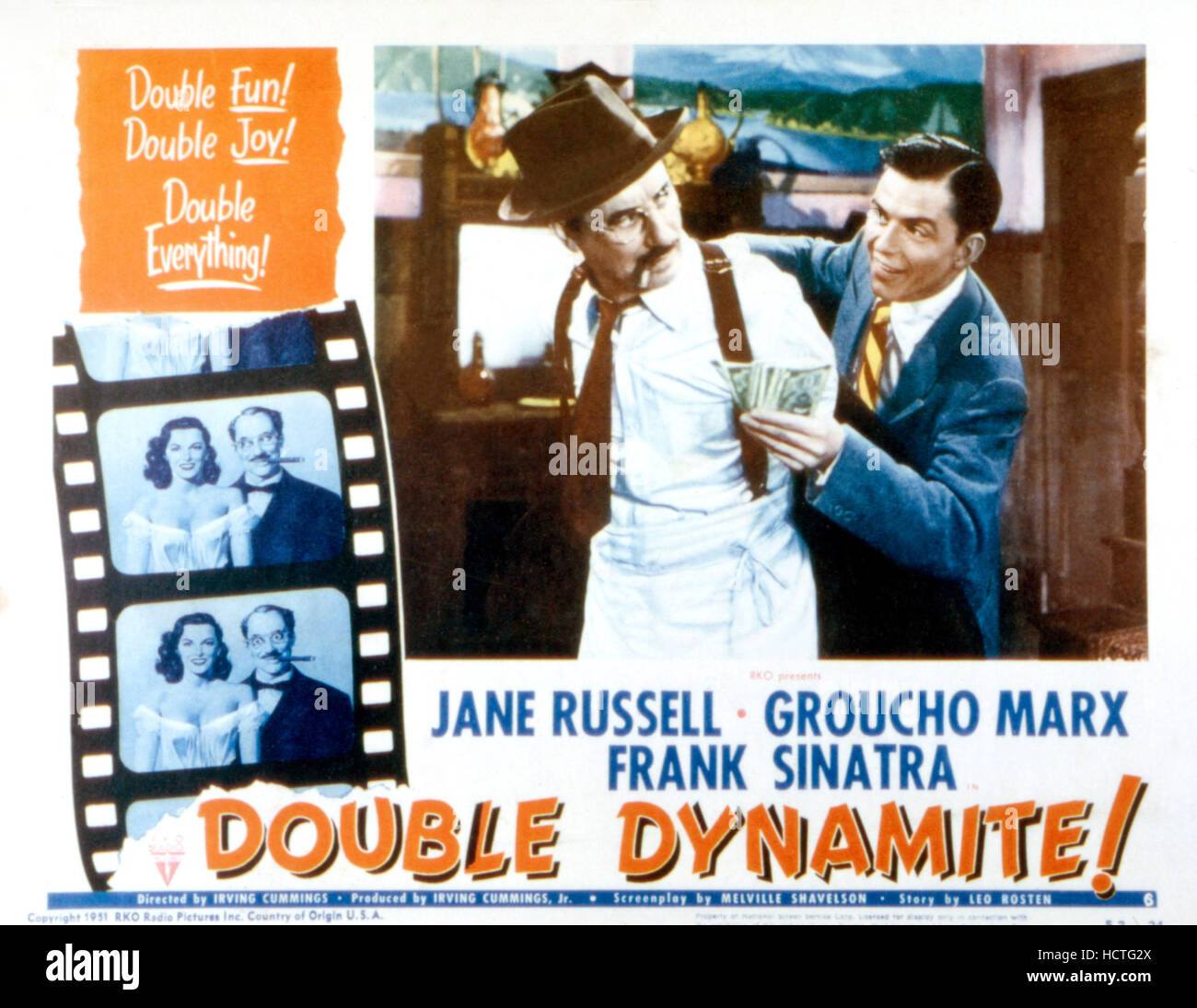 DOUBLE DYNAMITE, Groucho Marx, Frank Sinatra, 1951 Stock Photo - Alamy