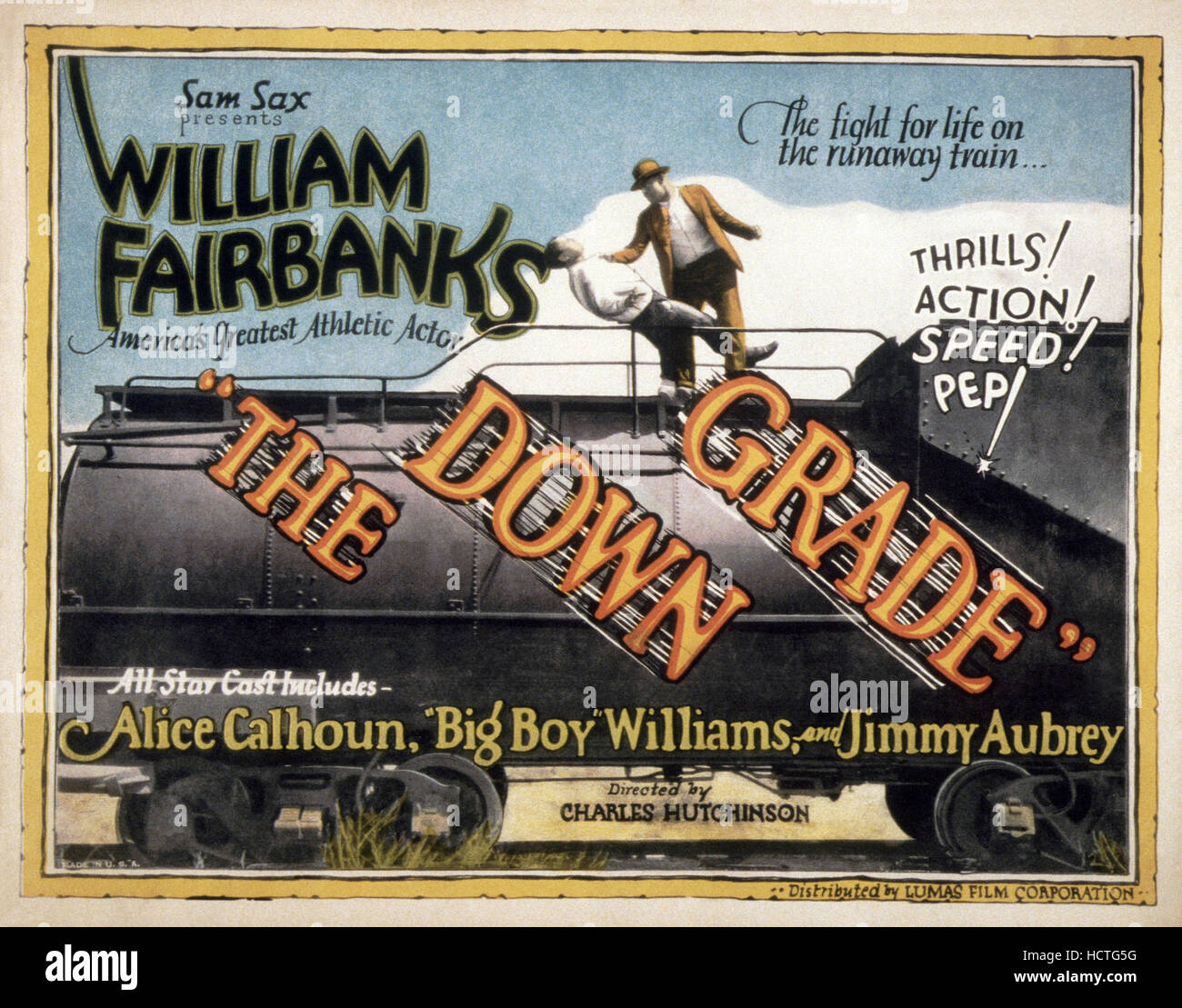 THE DOWN GRADE, 1927 Stock Photo - Alamy