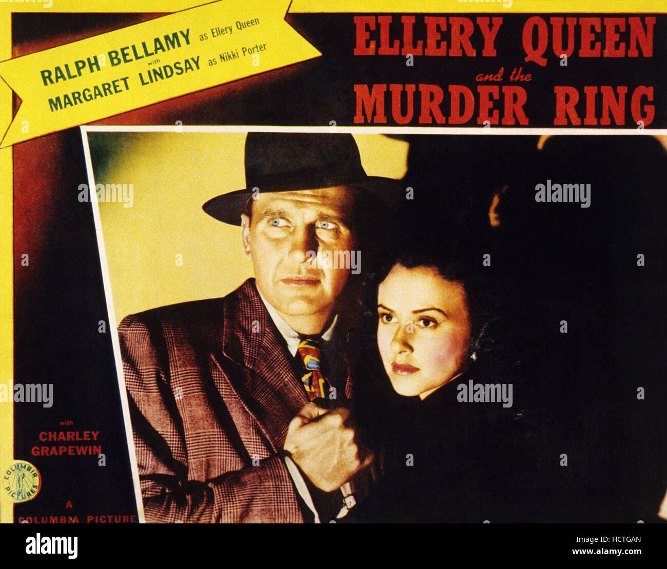 ELLERY QUEEN AND THE MURDER RING, from left, Ralph Bellamy, Margaret ...