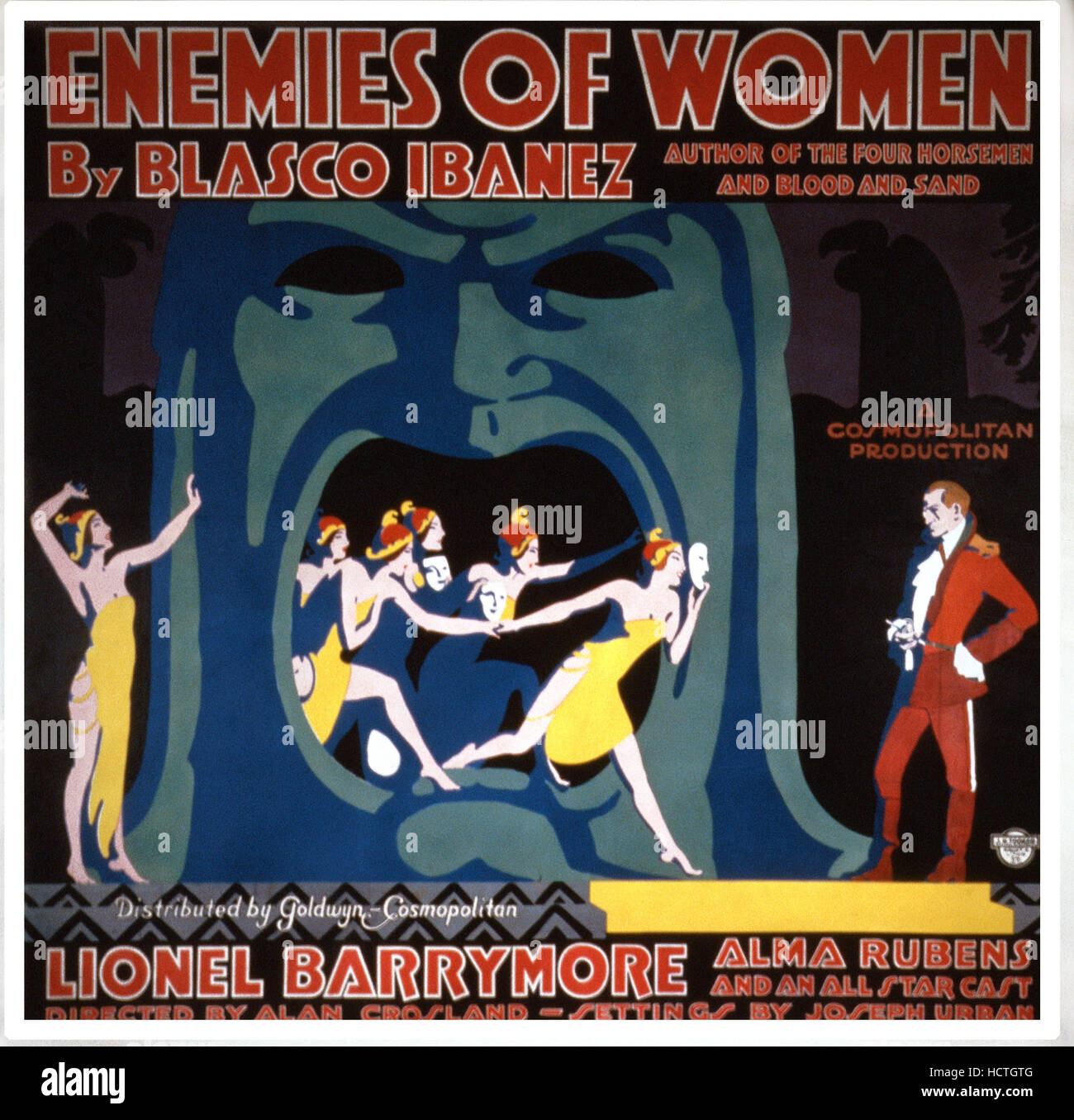 ENEMIES OF WOMEN, poster, 1923 Stock Photo - Alamy
