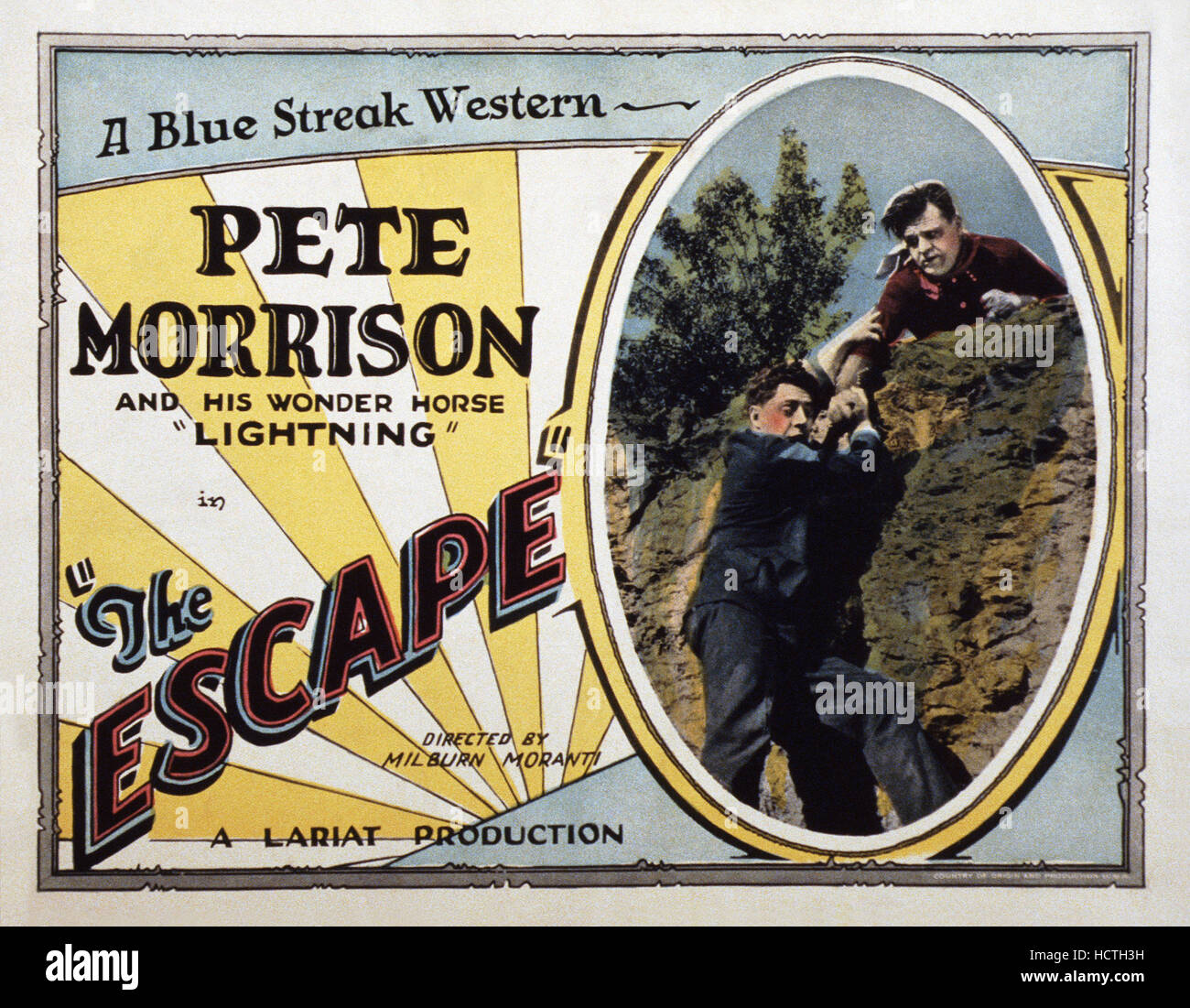 THE ESCAPE, Pete Morrison (top), 1926 Stock Photo - Alamy