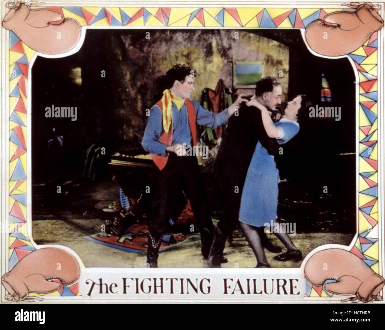 THE FIGHTING FAILURE, Cullen Landis, Peggy Montgomery, 1926 Stock Photo ...