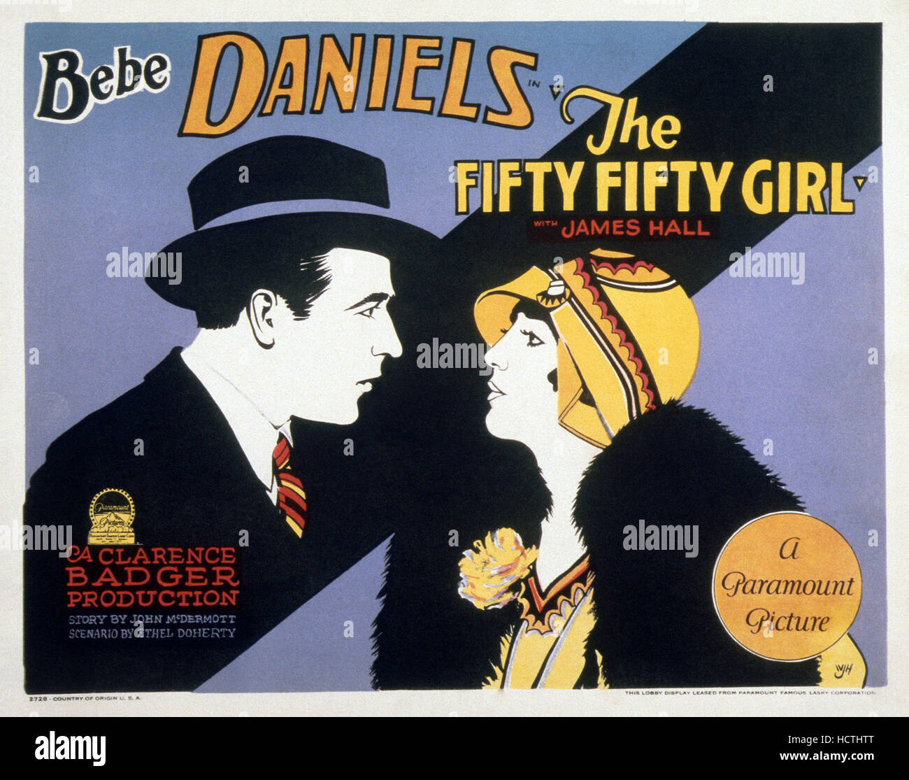 THE FIFTY FIFTY GIRL, (aka THE FIFTY-FIFTY GIRL), from left: James Hall ...