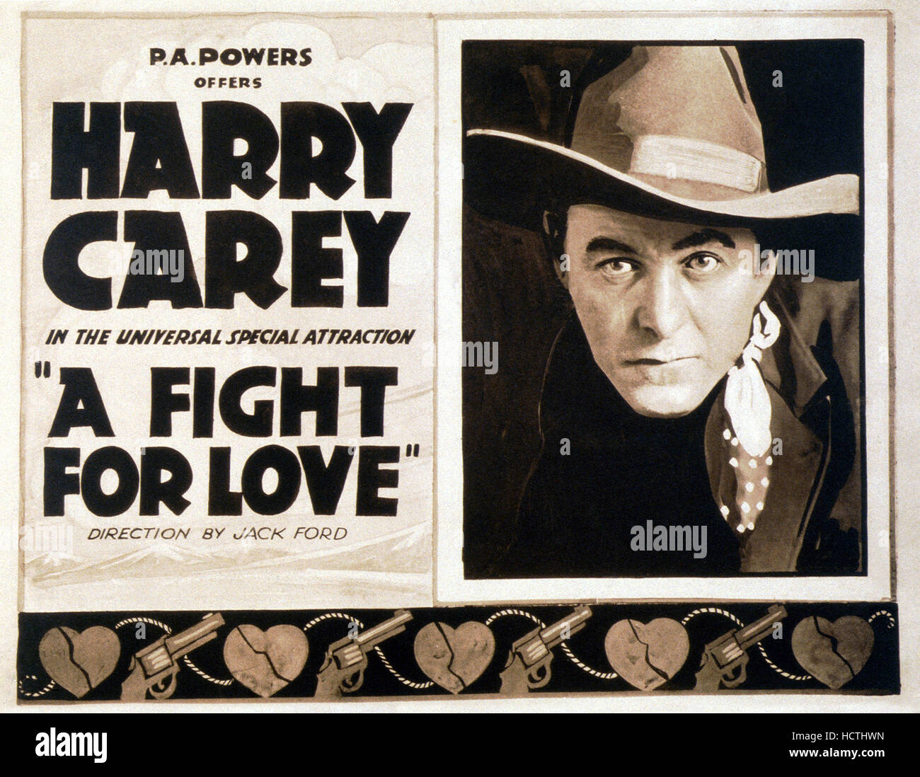 A FIGHT FOR LOVE, Harry Carey, 1919 Stock Photo - Alamy