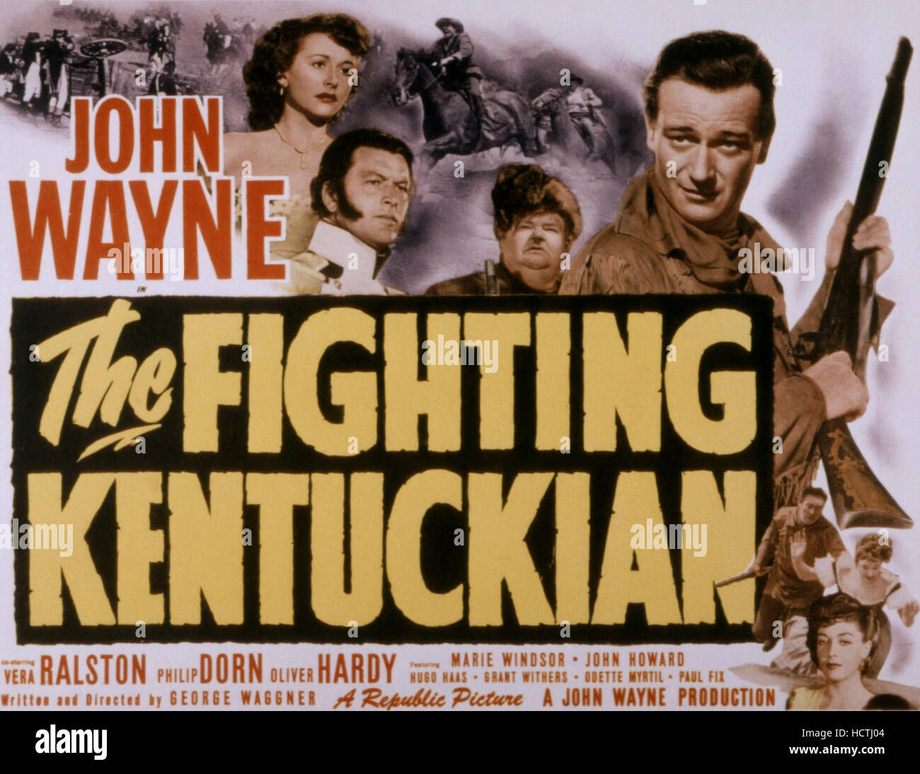 THE FIGHTING KENTUCKIAN, John Wayne, Vera Ralston, Philip Dorn, Oliver ...