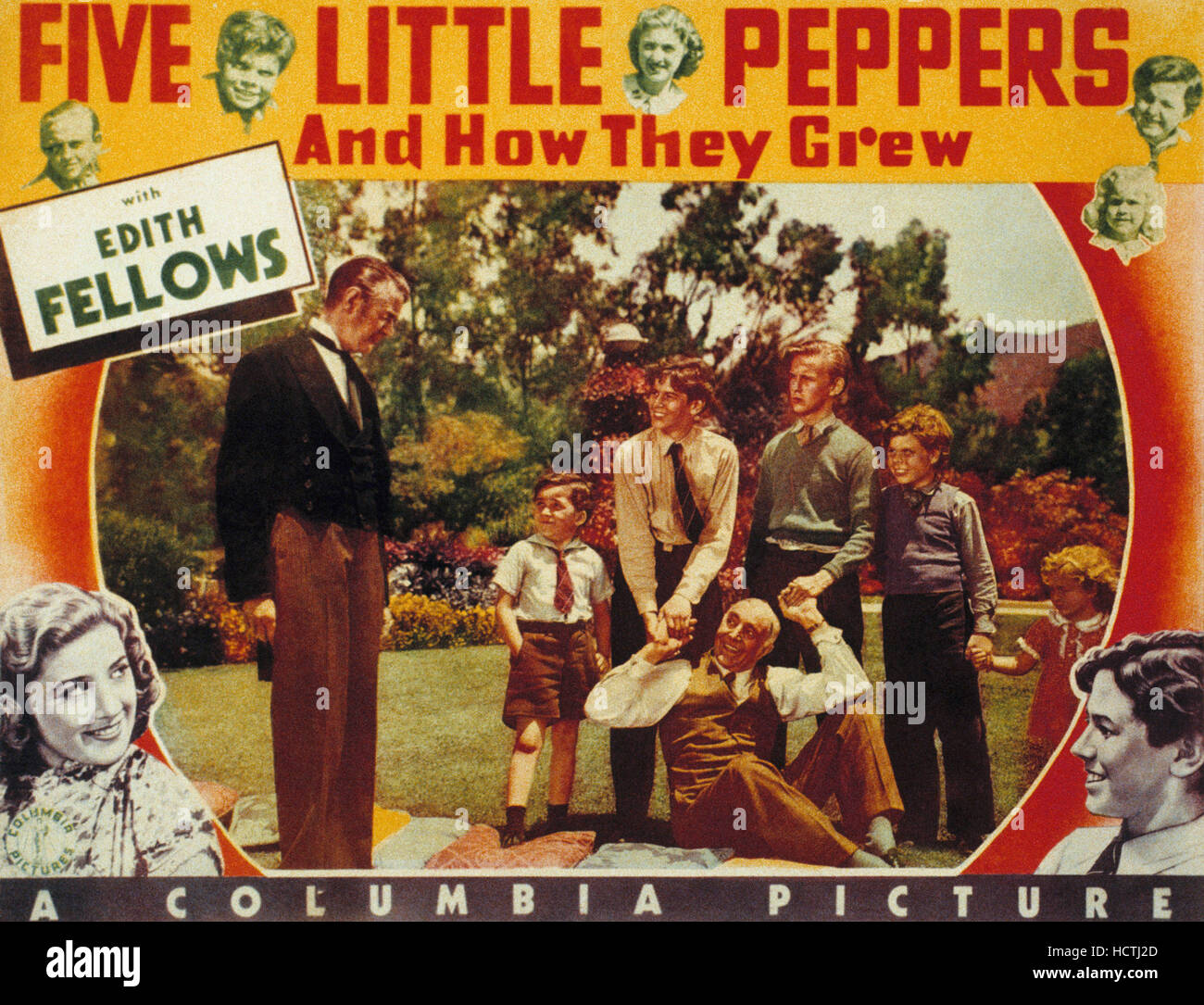 FIVE LITTLE PEPPERS AND HOW THEY GREW, from left, center, Rex Evans ...