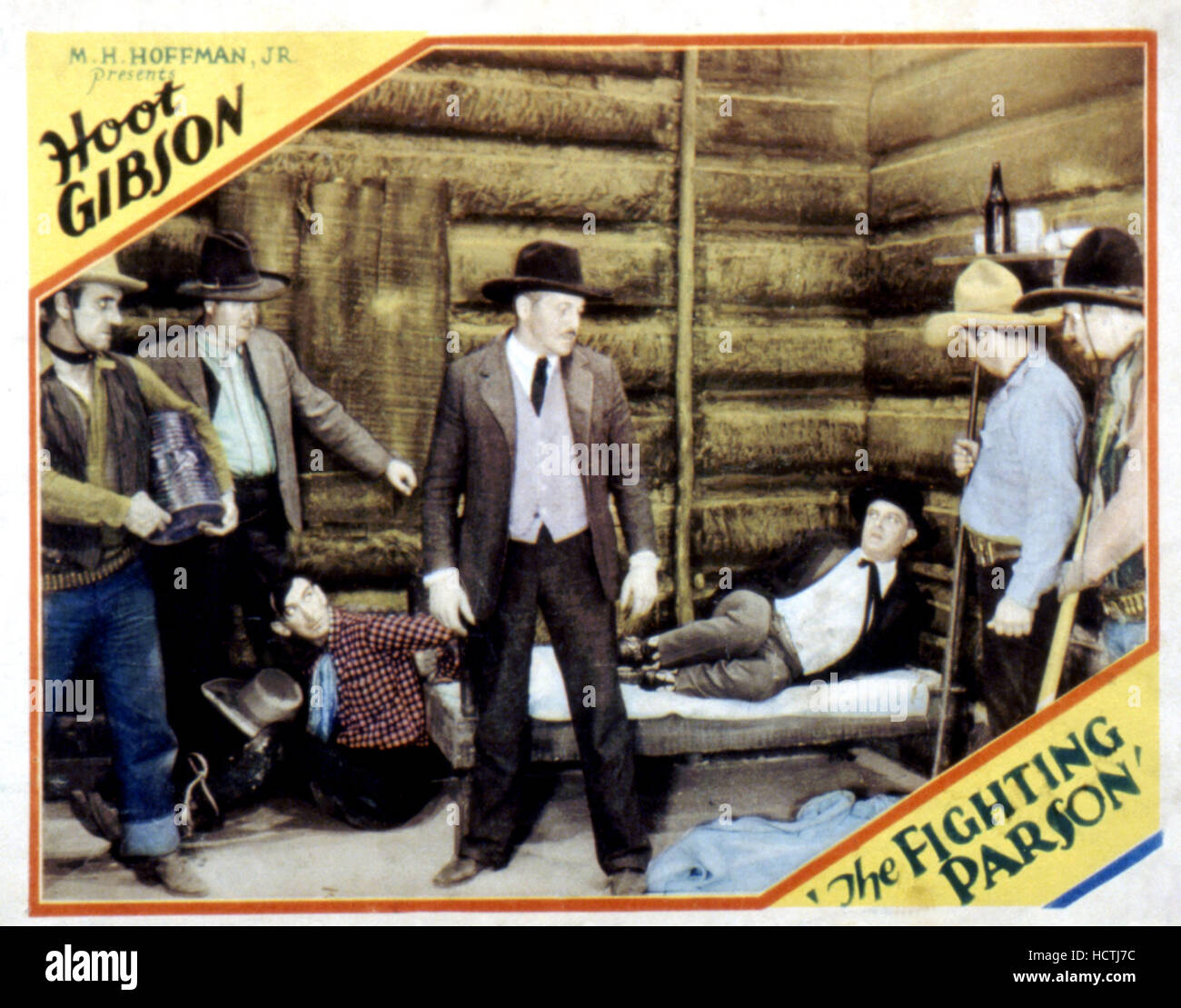 THE FIGHTING PARSON, Hoot Gibson (bottom left), 'Skeeter' Bill Robbins ...