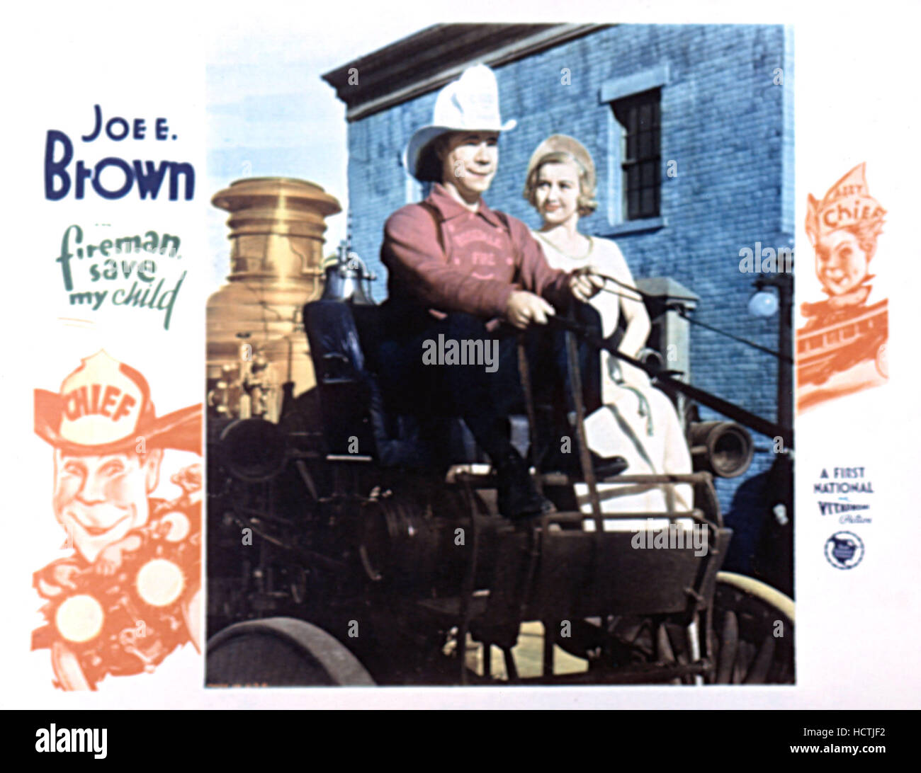 FIREMAN, SAVE MY CHILD, Joe E Brown, Lilian Bond, 1932 Stock Photo - Alamy