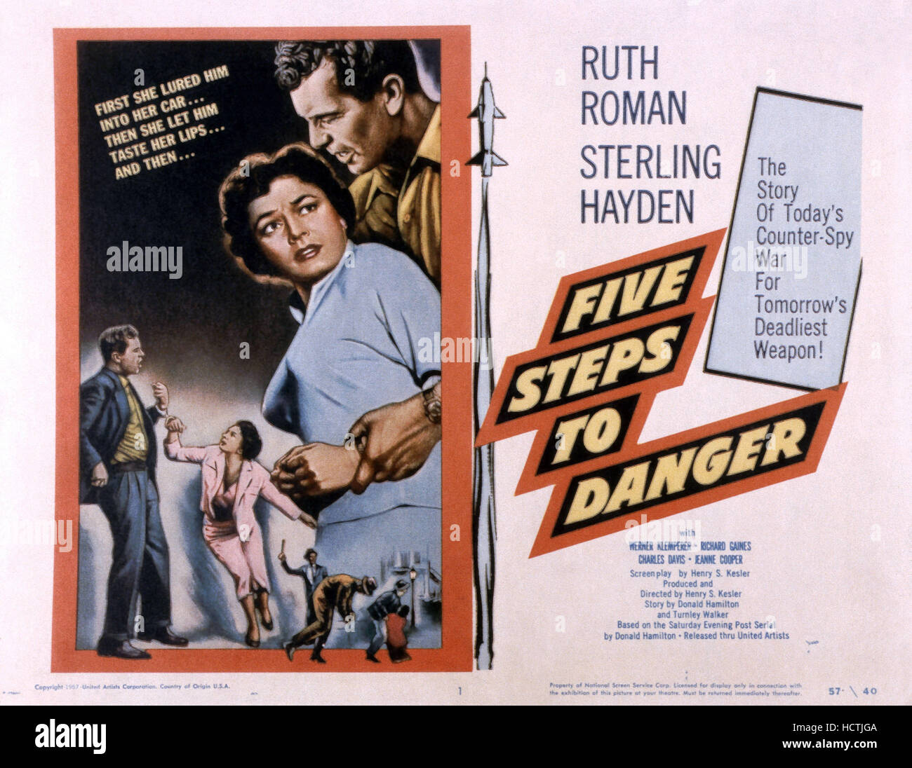 5 STEPS TO DANGER, (aka FIVE STEPS TO DANGER), from left: Sterling ...