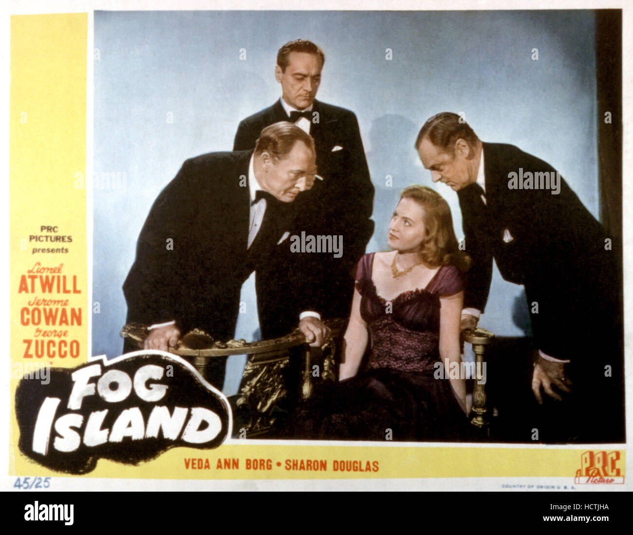 FOG ISLAND, Lionel Atwill, Ian Keith, Sharon Douglas, Jerome Cowan ...