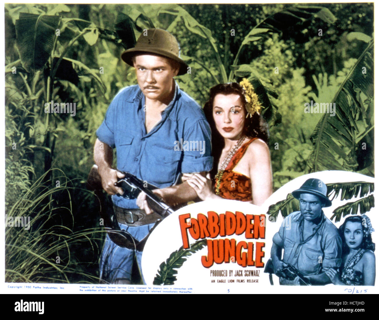 FORBIDDEN JUNGLE, Don Harvey, Alyce Louis, 1950 Stock Photo - Alamy