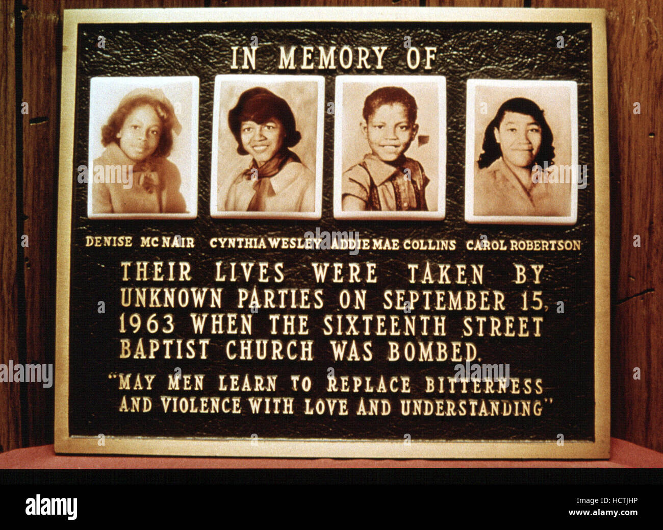FOUR LITTLE GIRLS, Denise McNair, Cynthia Wesley, Addie Mae Collins ...