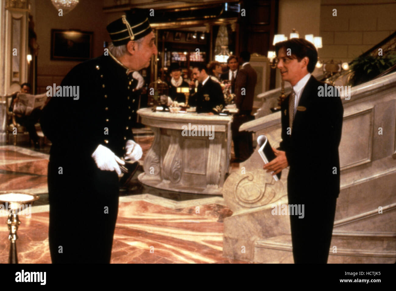 FOR LOVE OR MONEY, Fyvush Finkel, Michael J. Fox, 1993, (c)Universal ...