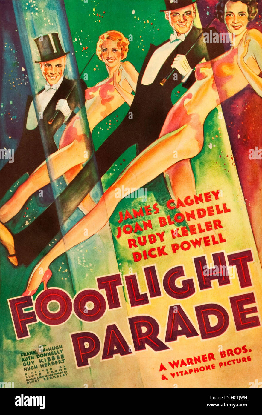 FOOTLIGHT PARADE, Dick Powell, Joan Blondell, James Cagney, Ruby Keeler ...