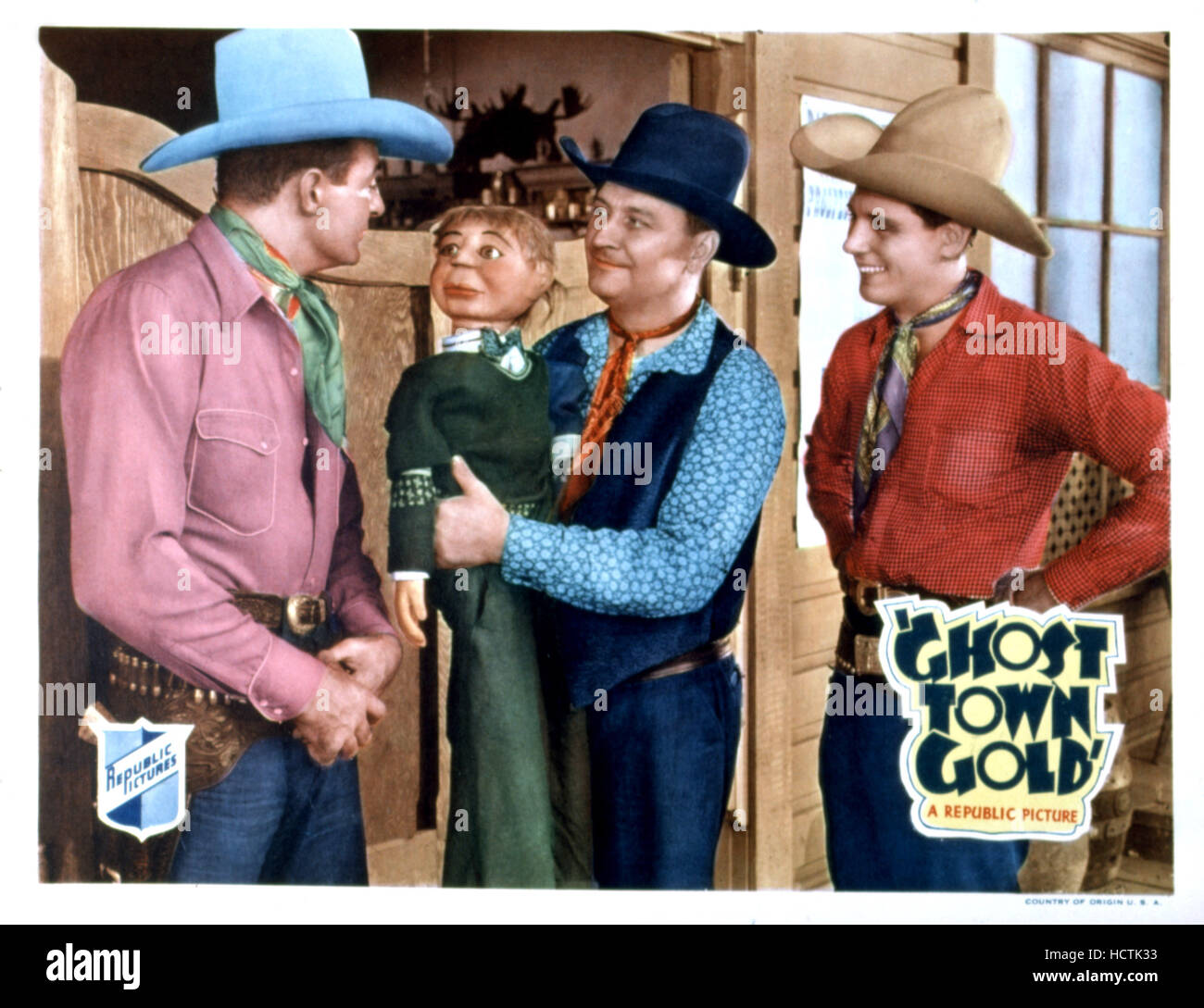 GHOST TOWN GOLD, Ray Corrigan, Max Terhune, Robert Livingston, 1936 ...