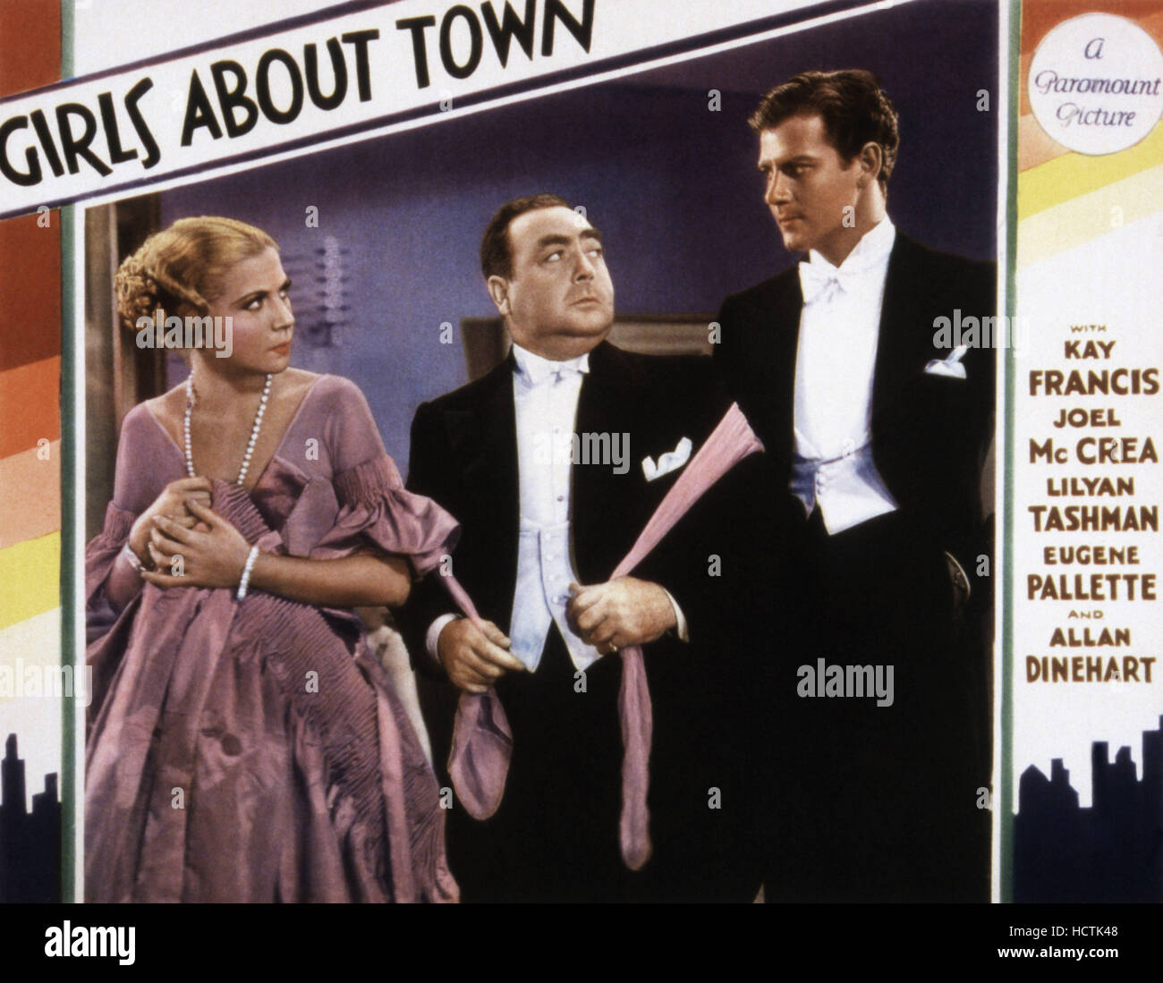GIRLS ABOUT TOWN, Lilyan Tashman, Eugene Pallette, Joel McCrea, 1931 ...