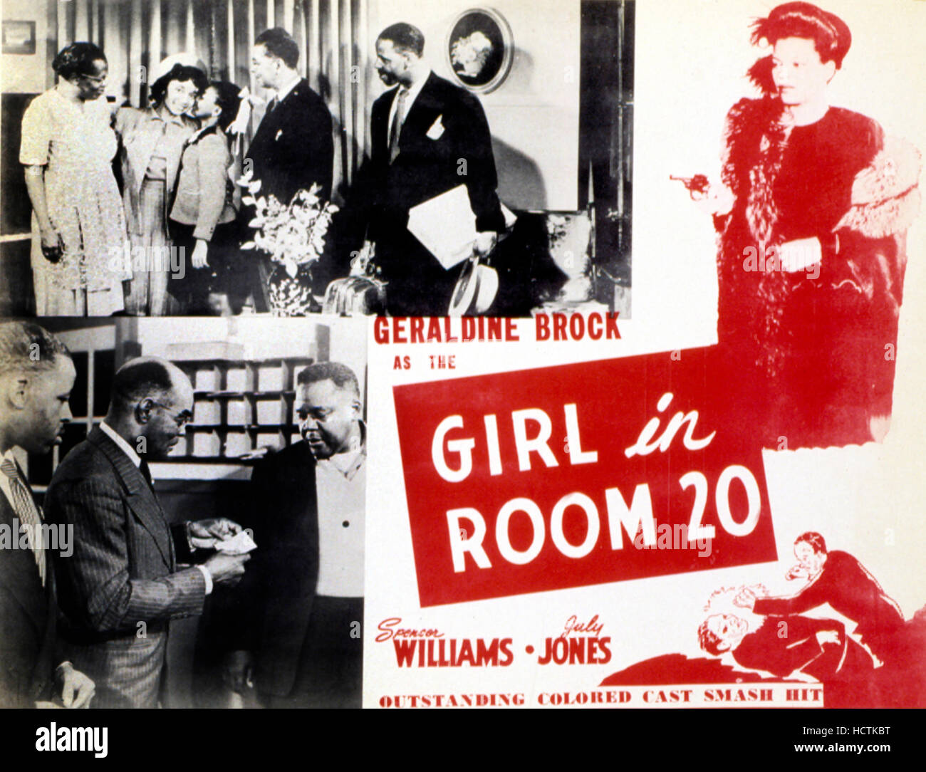 THE GIRL IN ROOM 20, Geraldine Brock, Spencer Williams, 1946 Stock ...