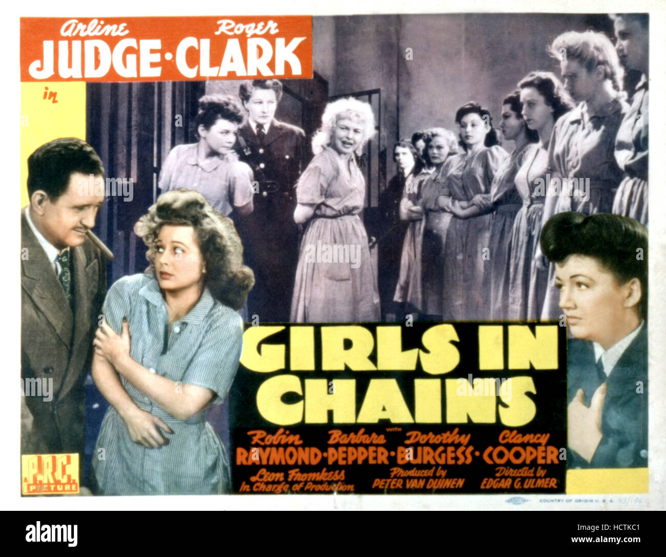 GIRLS IN CHAINS, Clancy Cooper, Arline Judge, Robin Raymond, Betty ...