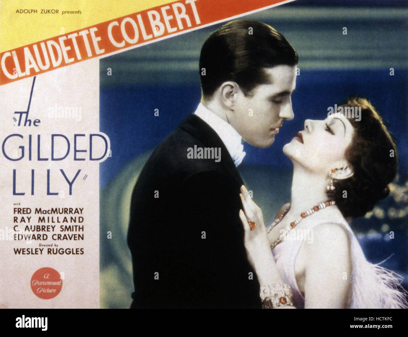THE GILDED LILY, Ray Milland, Claudette Colbert, 1935 Stock Photo - Alamy