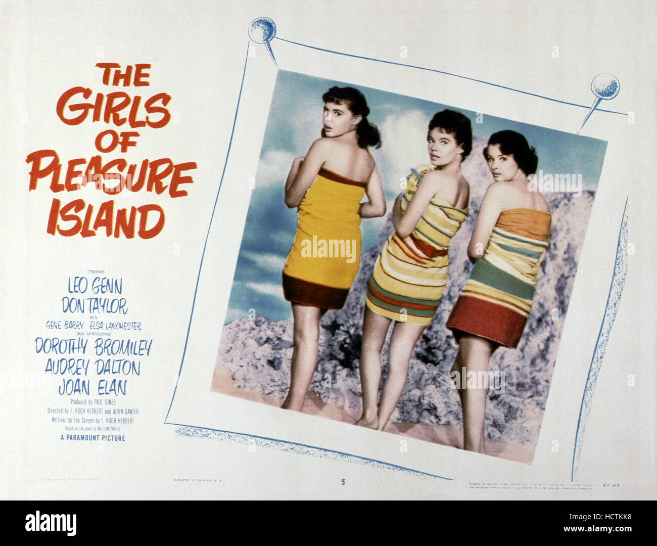 THE GIRLS OF PLEASURE ISLAND, from left: Dorothy Bromiley, Audrey ...
