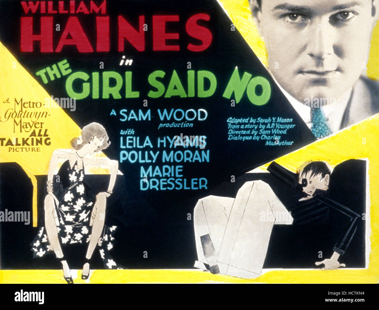 THE GIRL SAID NO, top right: William Haines on title lobbycard, 1930 ...